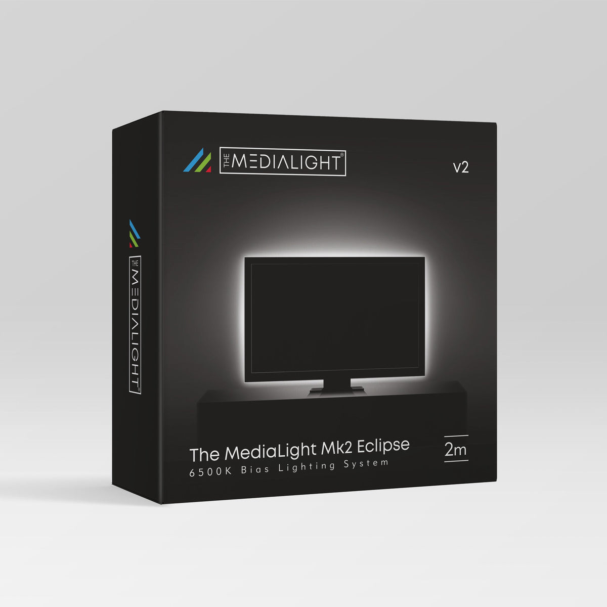 MediaLight Mk2 Eclipse 1m 6500K CRI 98 Bias Lighting — MediaLight Canada